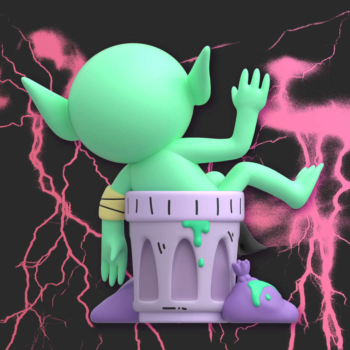 Trash Goblin Vinyl Figure Wizard Of Barge