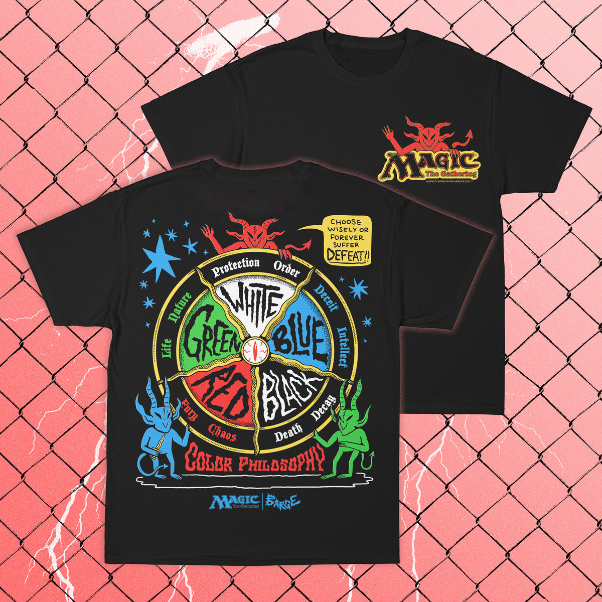 Color Philosophy Tee (Black) - Magic the Gathering Collection – Wizard ...