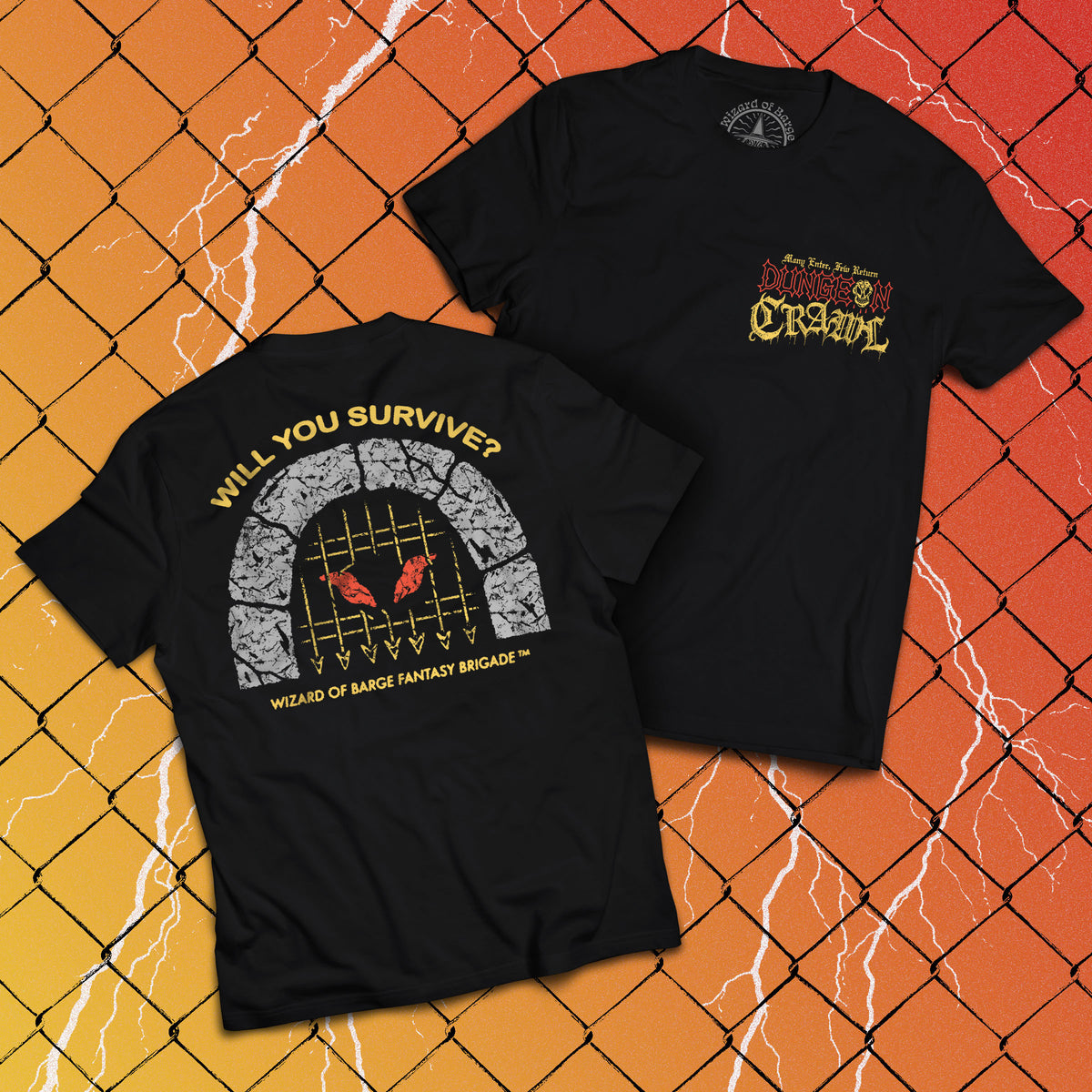 Dungeon Crawl Tee – Wizard of Barge