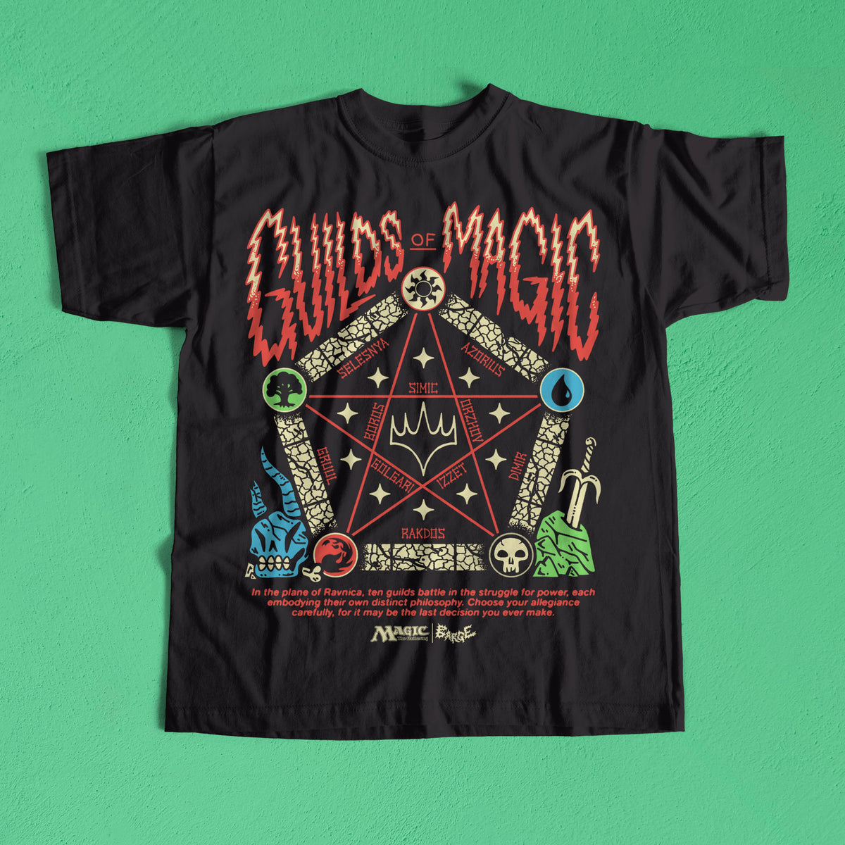 Guilds of Magic Tee - Magic the Gathering Collection – Wizard of Barge