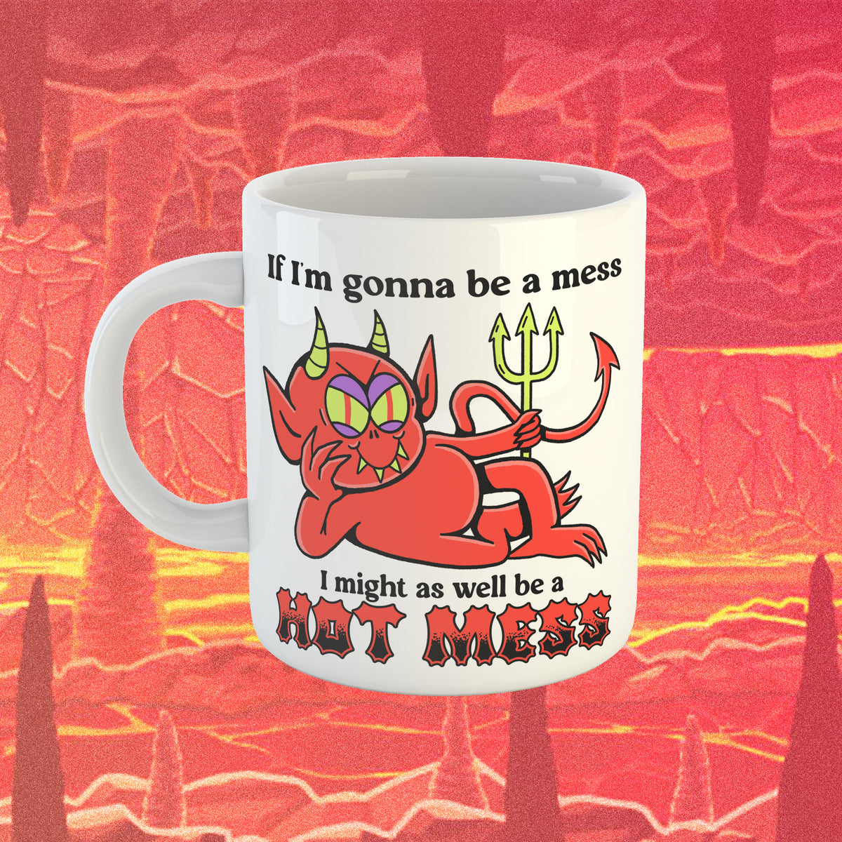 Hot Mess Coffee Mug – Wizard of Barge