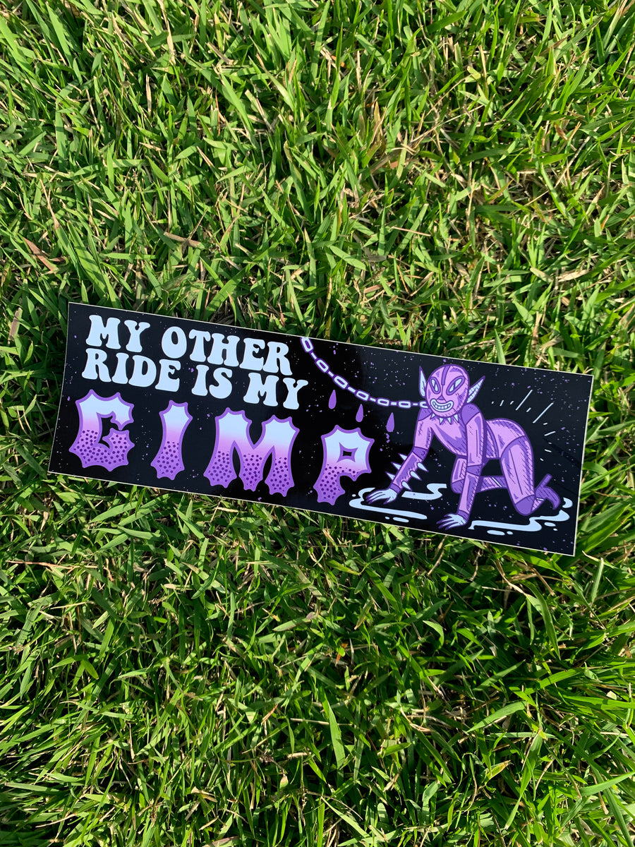 GIMP Bumper Sticker – Wizard of Barge